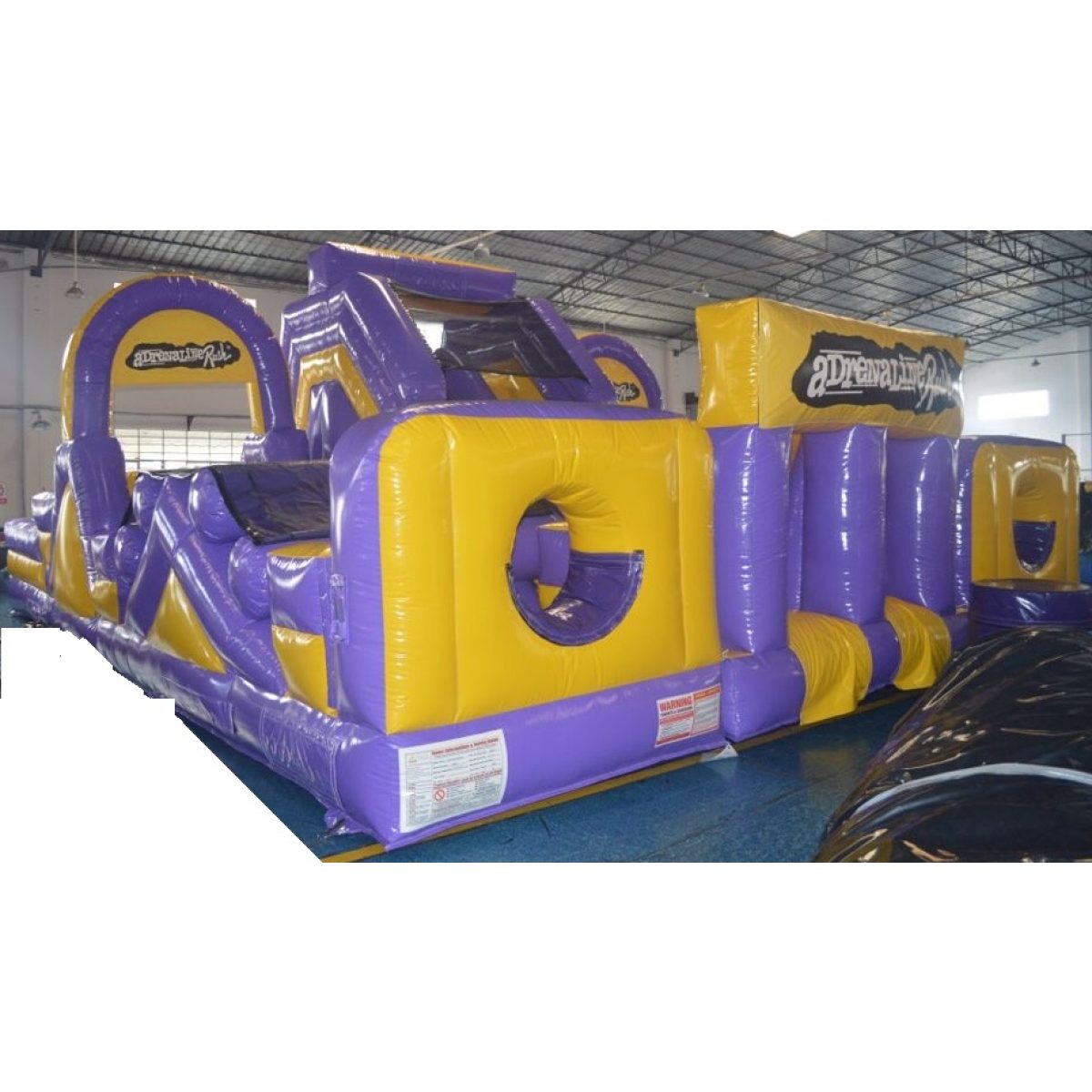 Adrenaline Rush - Purple & Gold - Jumpin Jax Jumps